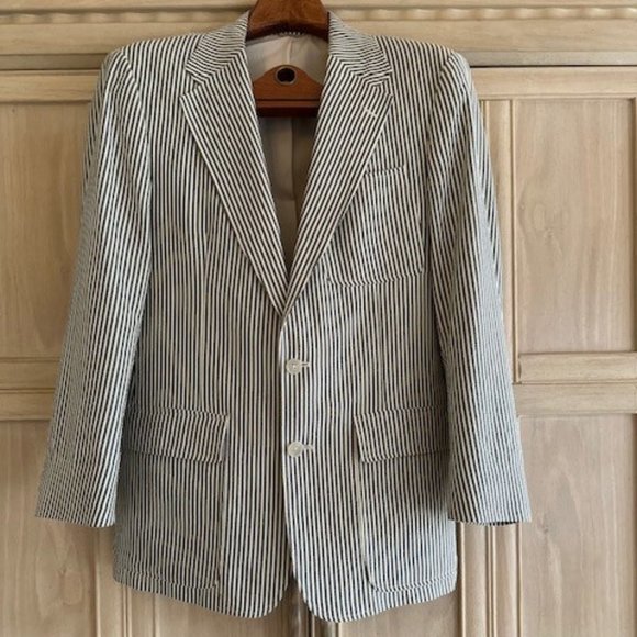 Norm Thompson | Jackets & Coats | Norm Thompson Travelers Seersucker ...